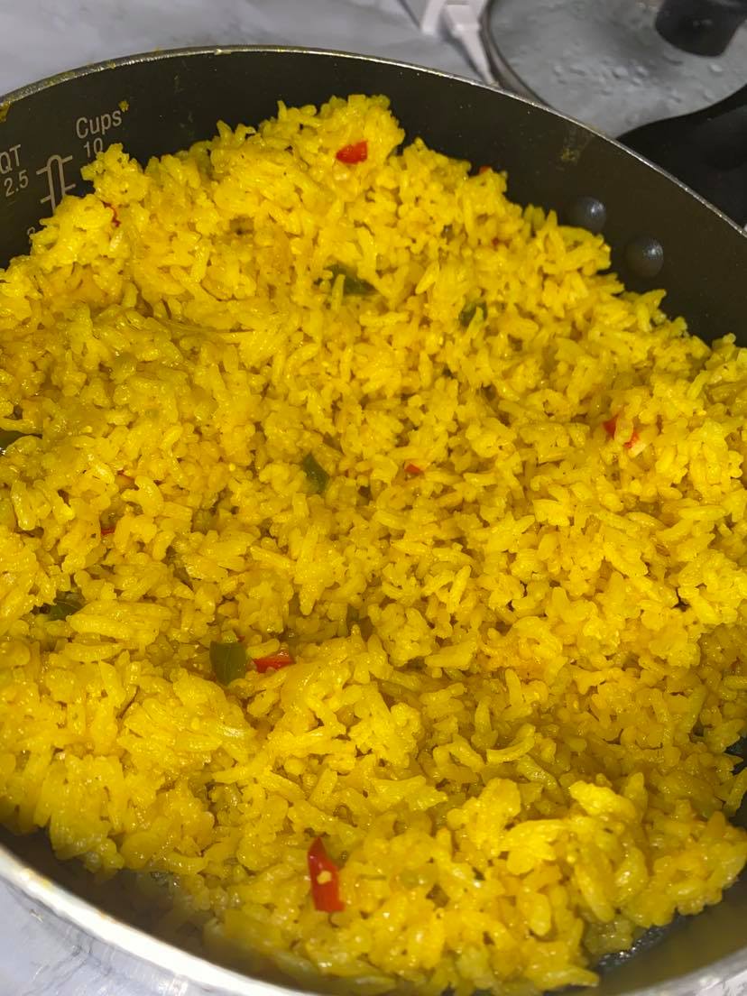 Homemade Yellow Rice – Chef China White